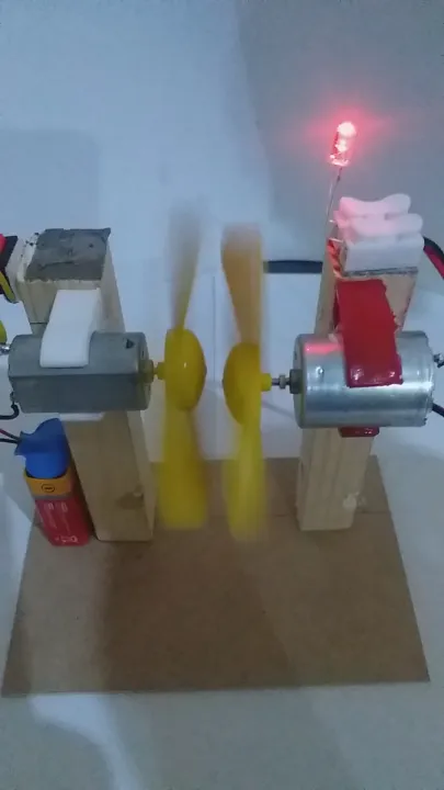 KIT EDUKASI WIND TURBINE GENERATOR / GENERATOR MINI / GENERATOR ...