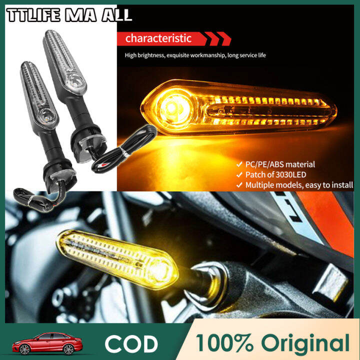 🔥LED Turn Signal Light For YAMAHA MT07 Tracer 700 XJ6 FZ6 MT09 900 MT10 ...