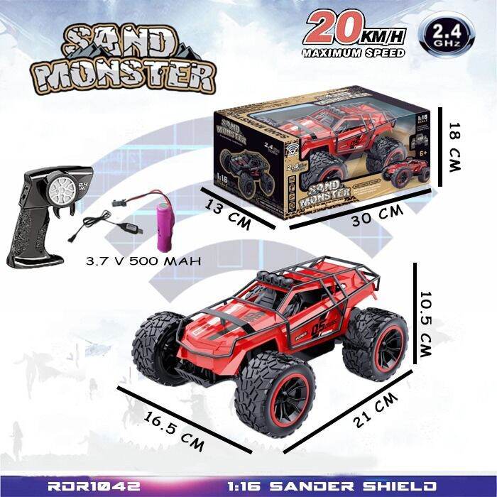 Mobil RC Sand Monster Offroad Mainan Anak Mobil Remote Control Warna ...