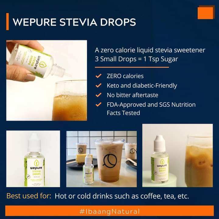 WEPURE STEVIA DROPS | Lazada PH