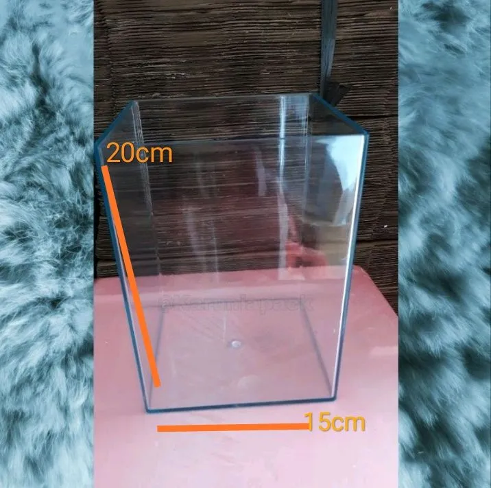 Aquarium kaca mini anakan ikan Cana 15/20 Soliter ikan hias cupang ...