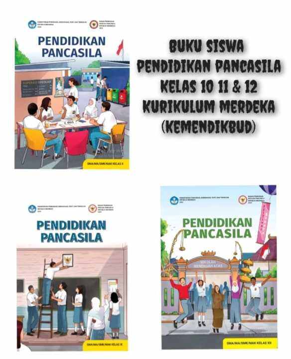 BUKU SISWA PENDIDIKAN PANCASILA KELAS 10 11 12 KURIKULUM MERDEKA SMA/K | Lazada Indonesia