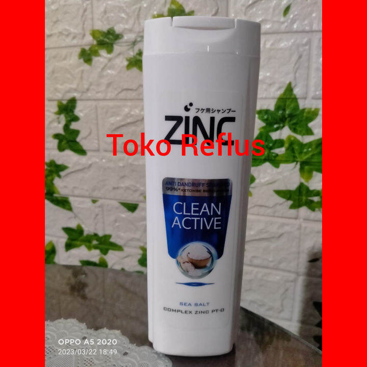 ZINC SHAMPOO CLEAN ACTIVE 340 ML | Lazada Indonesia