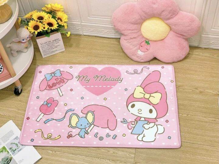 My melody 80cm x 50cm door mat rug | Lazada PH
