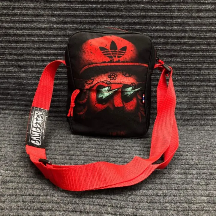 Gangster #4 Red Strap Sling Crossbody Shoulder Bag | Lazada PH