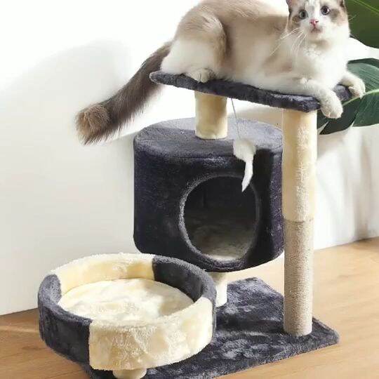 Sisal Rope Cat Tree / Cat Bed / Cat Scratcher House Cat Climbing Tree ...