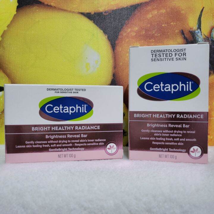 Cetaphil Bright Healthy Radiance Brightness Reveal Bar Soap 100grams ...