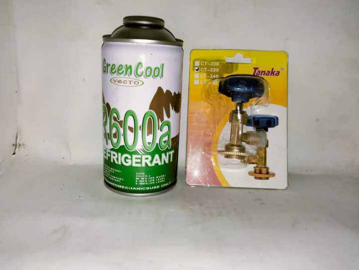 Freon R600a Green cool dan can tap 339 (drat besar) | Lazada Indonesia