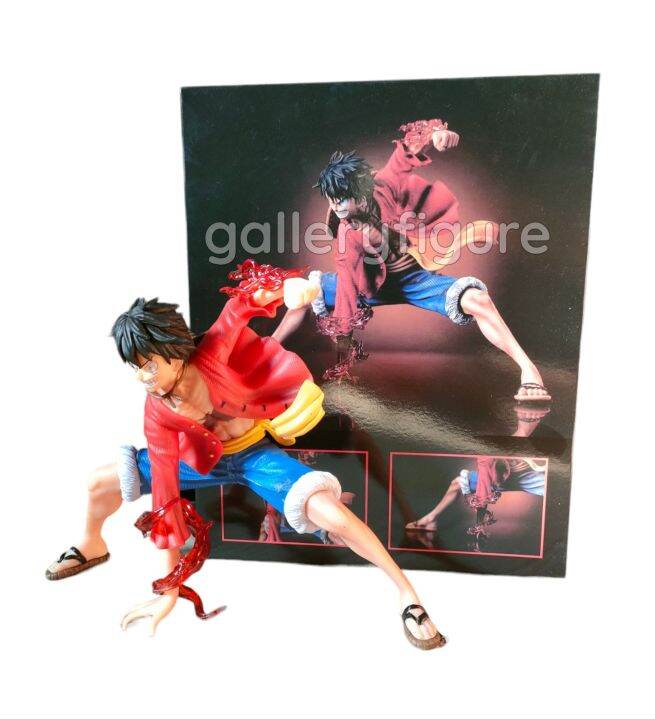 Action Figure Luffy Aura api v jongkok - One Piece collection figure ...