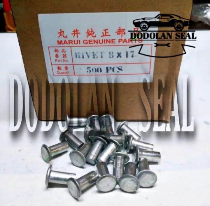 PAKU KAMPAS REM 8X17 PAKU RIVET ALUMUMIUM MARUI | Lazada Indonesia