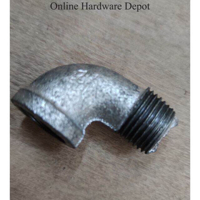 GI/Galvanized Iron Straight Elbow 1/2, 3/4, 1 INCH (S20) | Lazada PH
