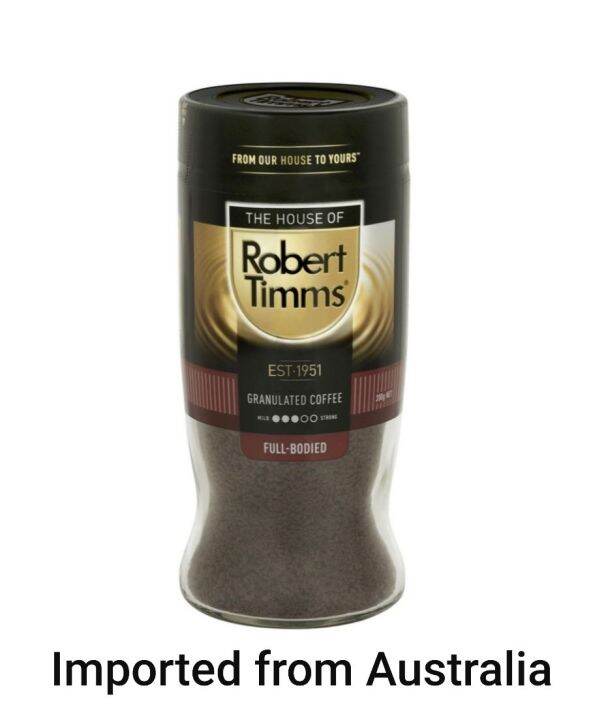 Robert Timms Premium Full Bodied Granulated Coffee 200g (Imported from ...