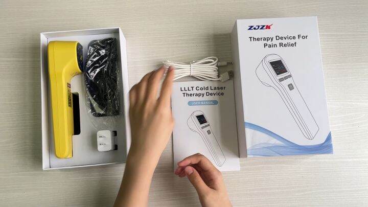 ZJZK 4x808nm 16x650nm Professional Body Therapy Cold Laser Therapy ...