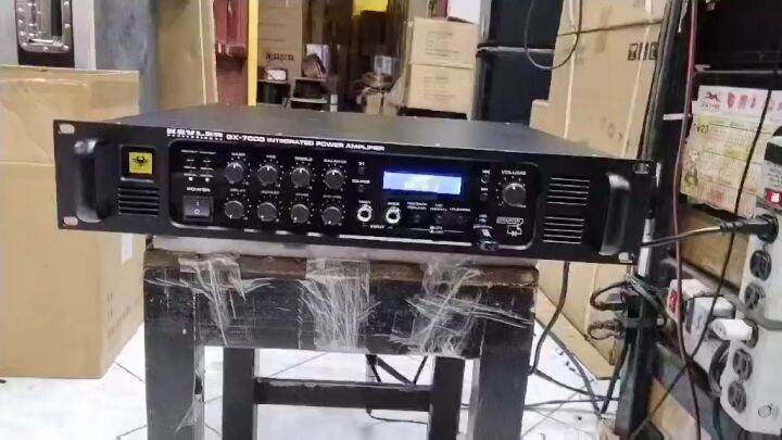 Kevler GX-7000 1500W x 2 High Power Integrated Amplifier Bluetooth/USB ...