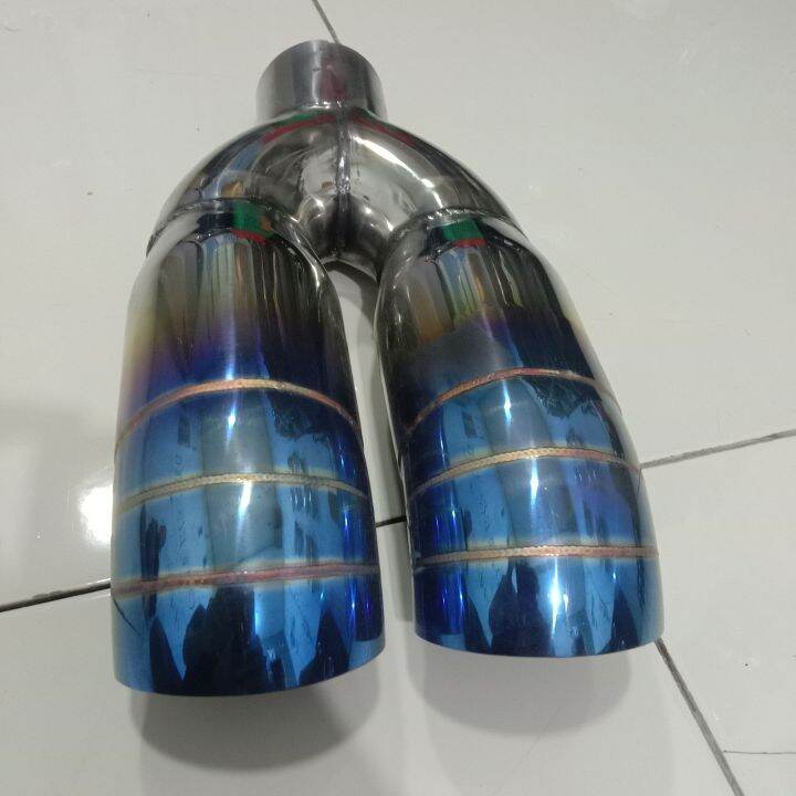 Knalpot suos cabang biru full stainless Big Bus, Medium Bus, Canter ...