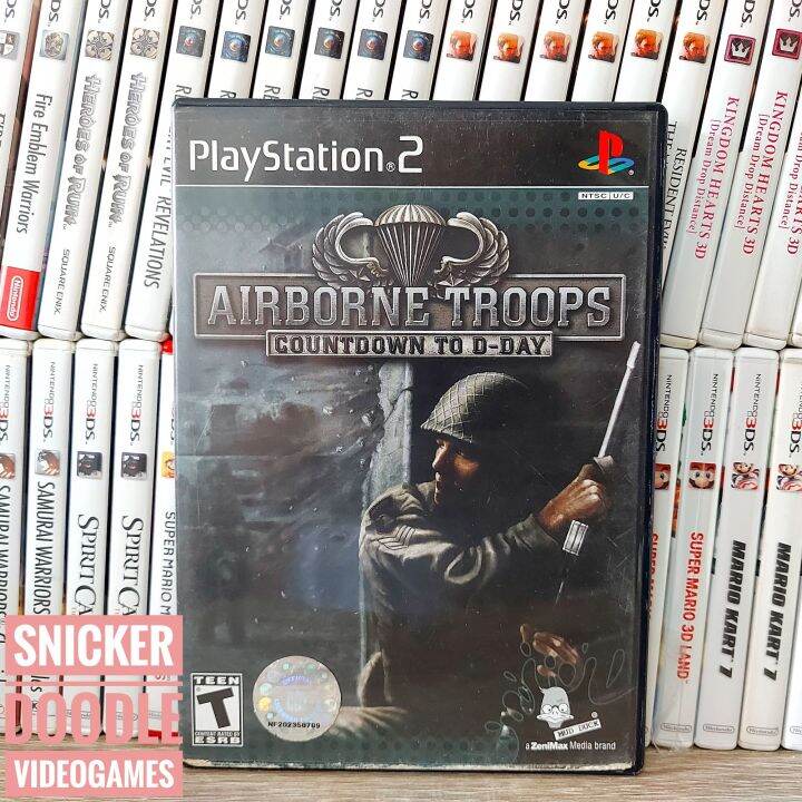 PS2 Game: Airborne Troops Countdown to D-Day US NTSC Original Preloved ...