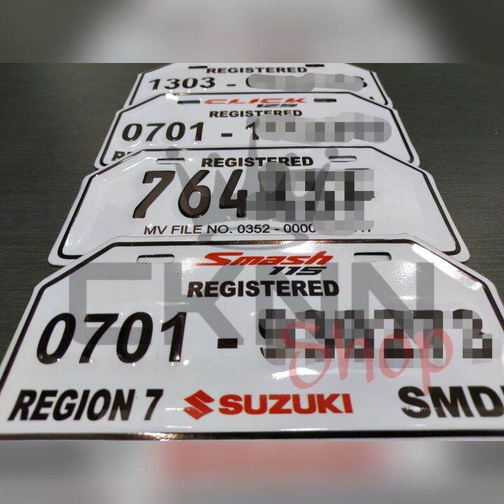 Standard Temporary Motor Plate | Lazada PH