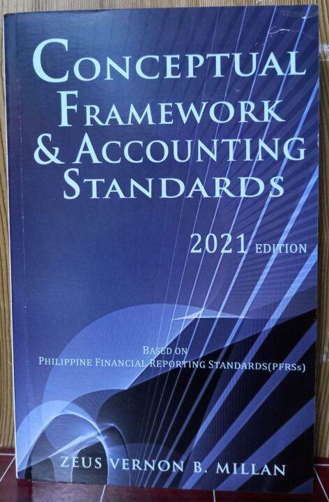 CONCEPTUAL FRAMEWORK &ACCOUNTING STANDARDS by MILLAN. | Lazada PH
