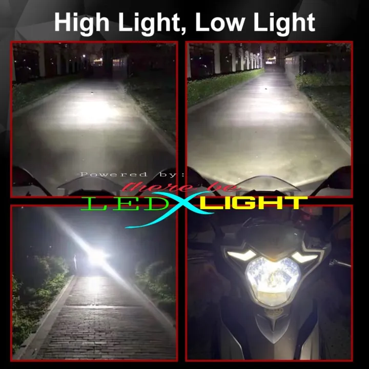 BA20D socket led headlight for TMX ALPHA RUSI ETC. | Lazada PH