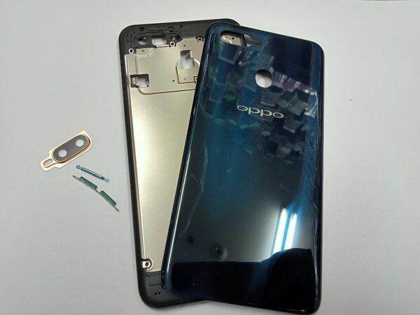 CASING FULL SET FRAME DAN BAZZLE TULANG TENGAH TATAKAN LCD OPPO A5S ...