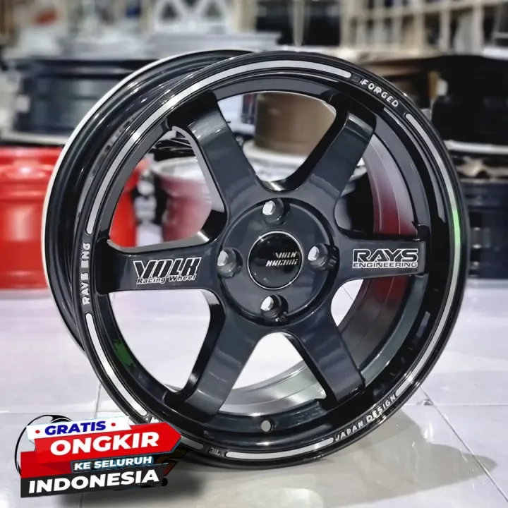 Velg Te37 Ultra Rays Volk Racing Mobil Brio Jazz City Yaris Swift Karimun Ring 15 Pcd 4x100 ...