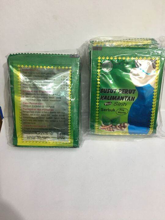 Jamu susut perut kalimantan isi 10sachet | Lazada Indonesia