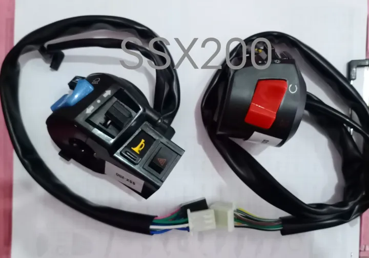 RUSI SSX200 HANDLE SWITCJ ASSY.LEFT&RIGHT. | Lazada PH