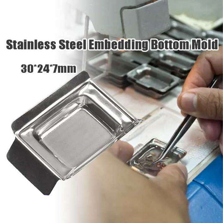 Stainless Steel Embedding Bottom Mold Embedding Frame Box Paraffin ...