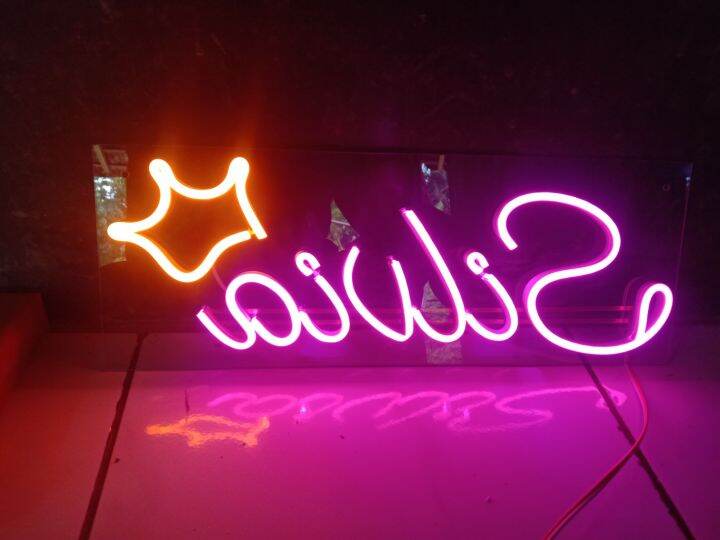 [terlaris] lampu khusus miror untuk live , harga per huruf, lampu ...