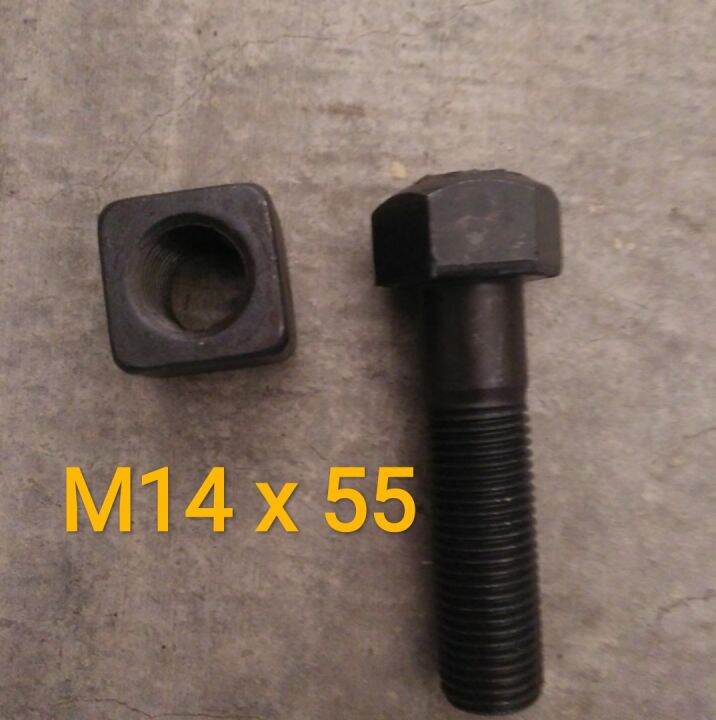 Baut Track Shoe + Mur M14 X 55 unit D31 | Lazada Indonesia