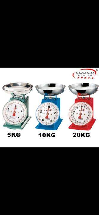 General Master Weighing Scale/Table Scale Dial Spring Scale 5Kg/10kg ...