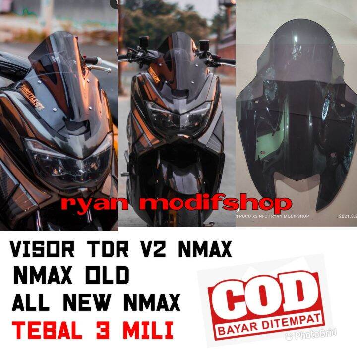 BARU VISOR V2 TDR NMAX OLD DAN ALL NEW NMAX 2020 2021 WINSIL TDR V2 ...