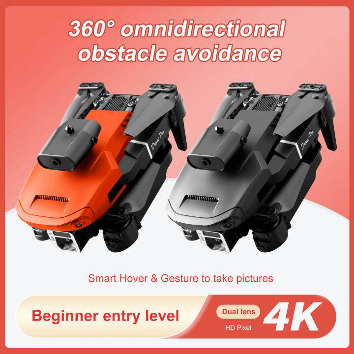 E100 Mini Plane 4k Profesional HD Camera Fpv Remote Aircraft With 360 ...