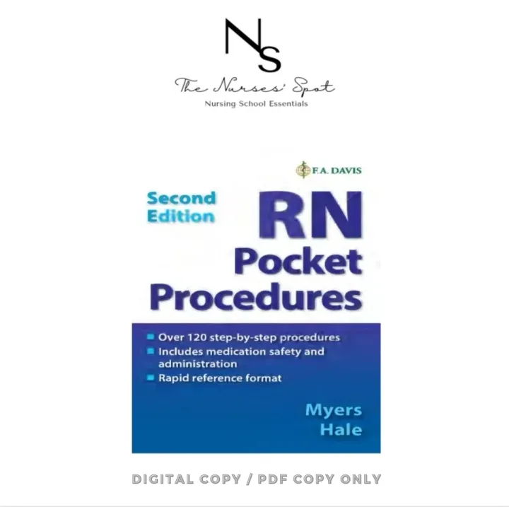 RN Pocket Procedures 2nd Edition [F.A Davis Notes Series] | Lazada PH