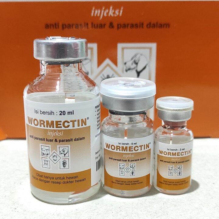 WORMECTIN 20 ml OBAT ANTIPARASIT.OBAT GUDIK SCABIES.. | Lazada Indonesia