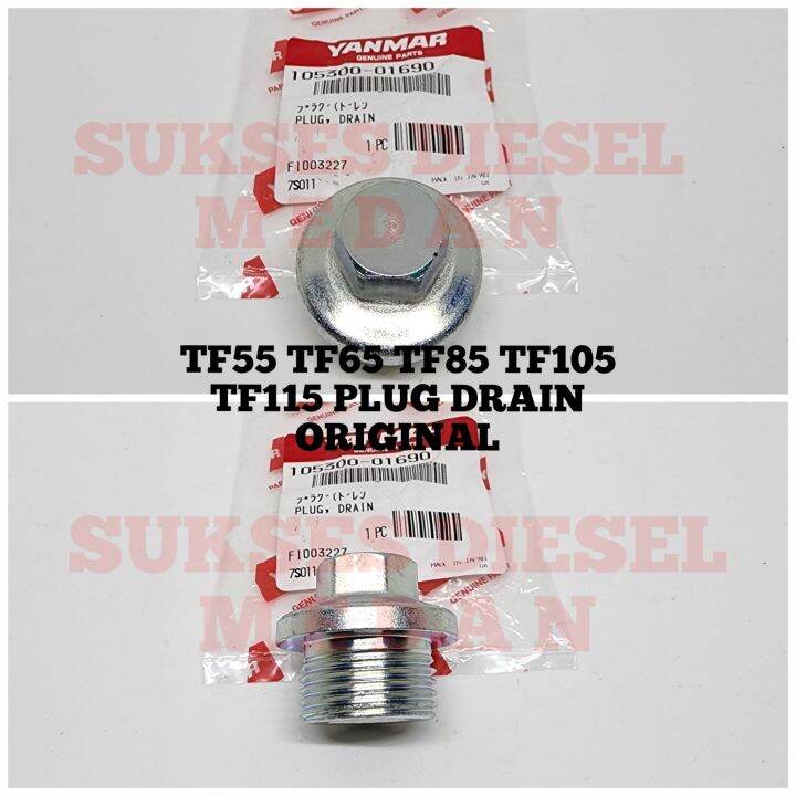 BAUT TUTUP OLI PLUG DRAIN TF55 TF65 TF85 TF105 TF115 MESIN DIESEL YANMAR ORIGINAL | Lazada Indonesia