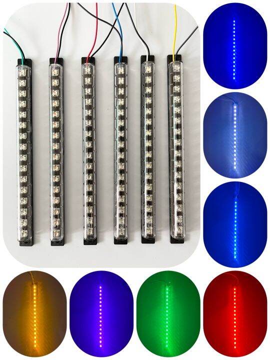 ไฟ LED 16D AC-DC12-24V ความยาว 22.5 เซ็น ไฟแต่งรถบรรทุก รถยนต์ ...