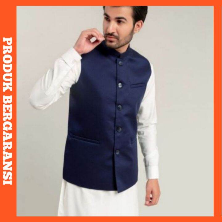 Rompi Pakistan Vest Muslim Pria | Lazada Indonesia