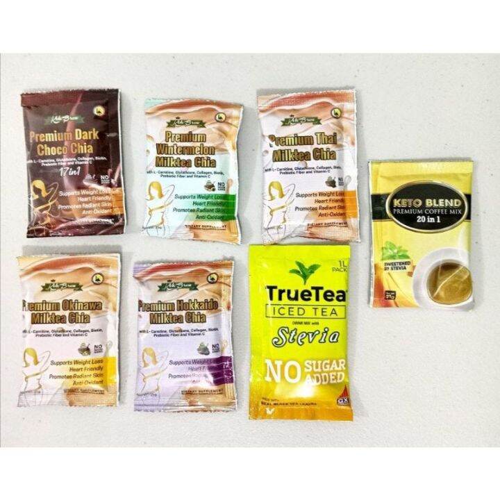 KETO Milktea, Chocolate, Coffee, Ice Tea Drinks (Sweetened STEVIA ...