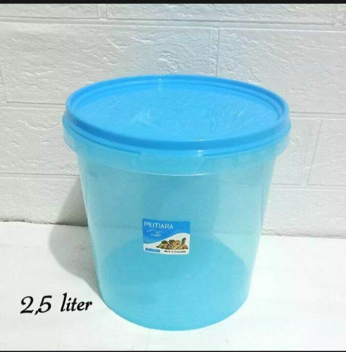 1 picis toples plastik ukuran 2,5 liter/toples plastik warna/Keller ...