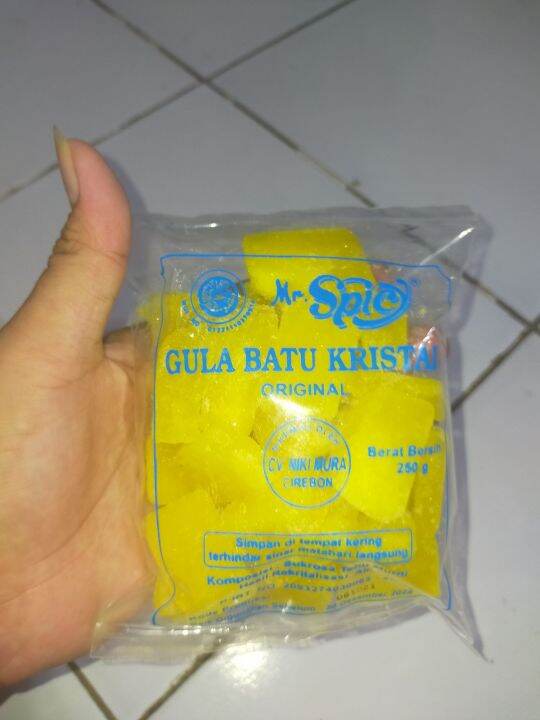 Gula Batu Kotak Kuning Rasa Original Kualitas Export Merk Mr. Spicy ...