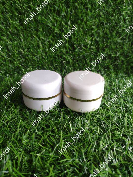 Pot cream 12,5gr warna putih & putih gading | Lazada Indonesia