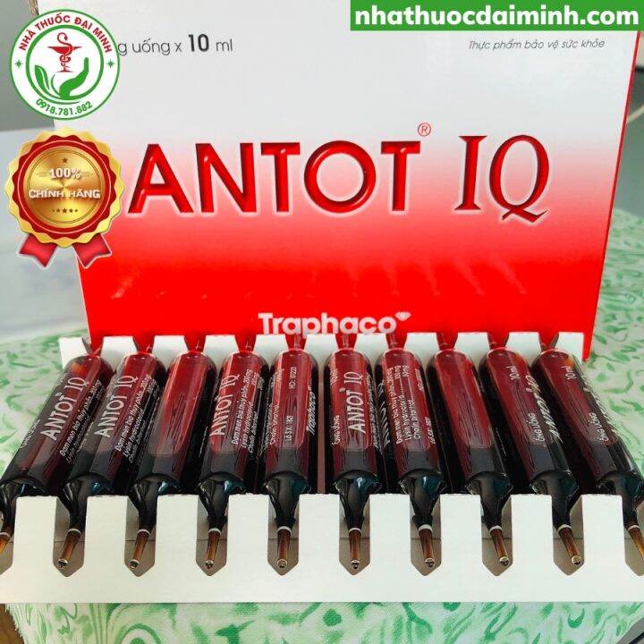 Antot IQ Traphaco Hộp 20 Ống - Siro Bồi Bổ Trí Não Cho Trẻ | Lazada.vn
