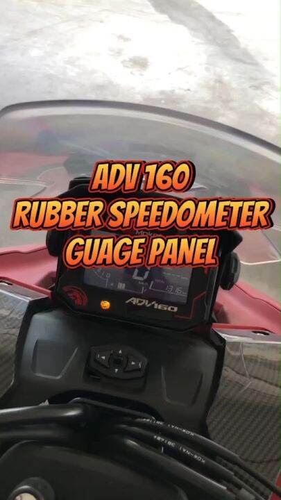 MOKOTO ELITE SERIES HONDA ADV 160 RUBBER SPEEDOMETER GAUGE PANEL ...