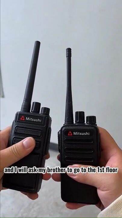 Mitsushi MWT-888S 1500Mah Walkie Talkie 16 Channel Handheld Transceiver ...