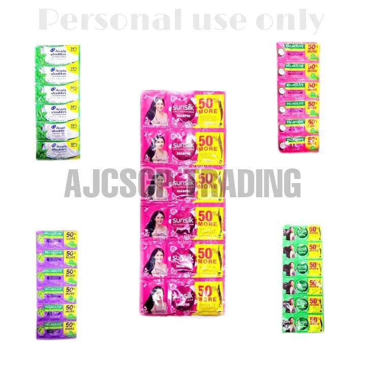 Tie of 6 Shampoo/ Price is for Personal Use Only | Lazada PH