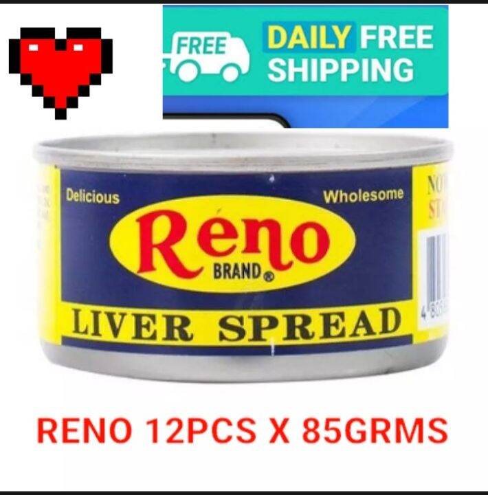 RENO LIVER SPREAD 12pcs 85grams | Lazada PH