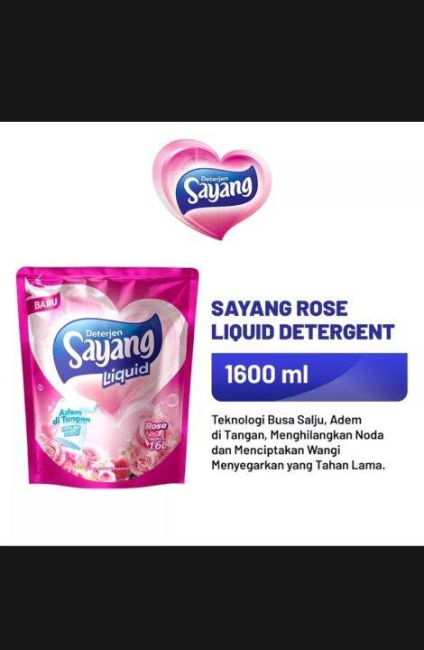 Deterjen Liquid Sayang Rose 1,6 L | Lazada Indonesia