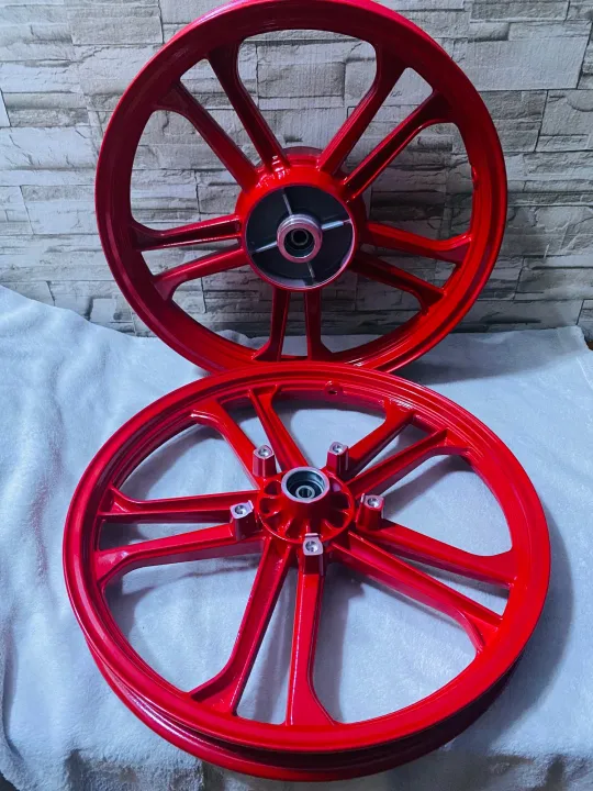 MAG WHEELS ALLOY FOR KAWASAKI ROUSER 135 COMSTAR BRAND PAIR | Lazada PH