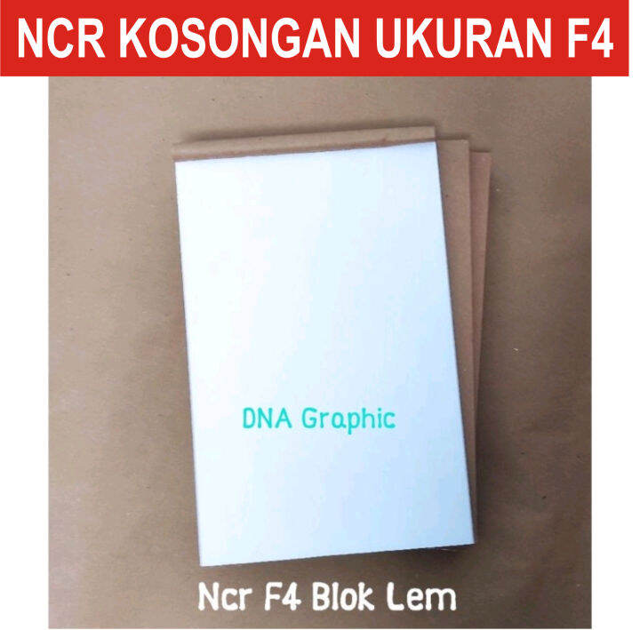 NOTA NCR KOSONGAN RANGKAP 3 UKURAN FOLIO ATAU F4 | Lazada Indonesia